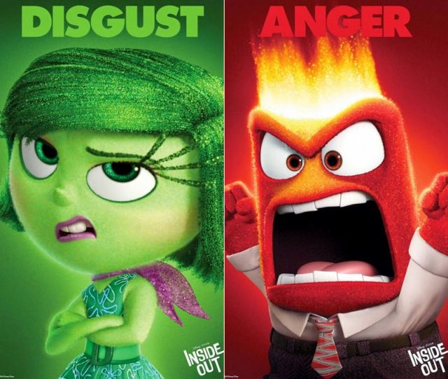 disgust and anger. | what sandra thinks
